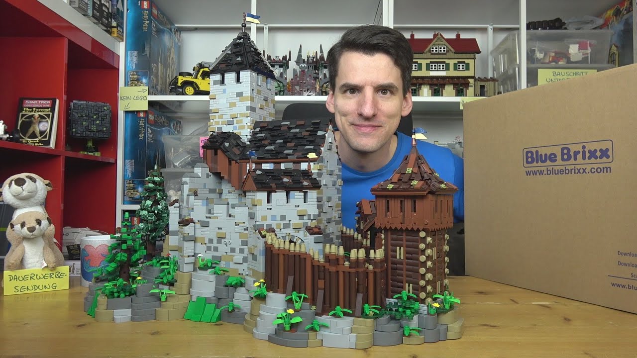 Burg Blaustein besteht nun aus 12000 Teilen! Die Vorburg-Erweiterung ...