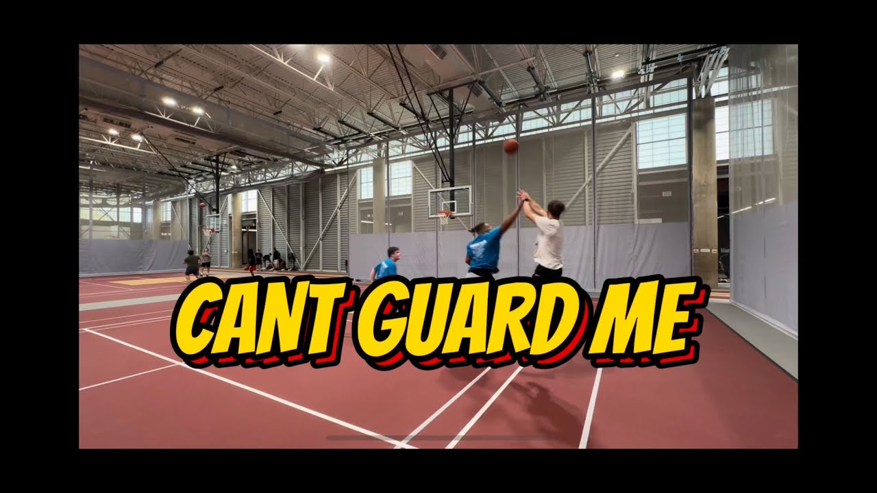 Intense 2v1 basketball game | 1v1 ft. D-Lineman & Tight End - YouTube