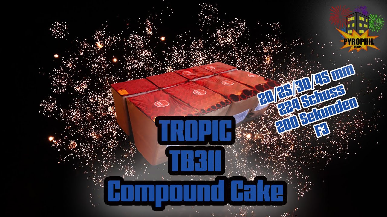 TROPIC TB311 - Multi Kaliber - 224 Schuss - F3 - Compound Cake - BRUTAL ...
