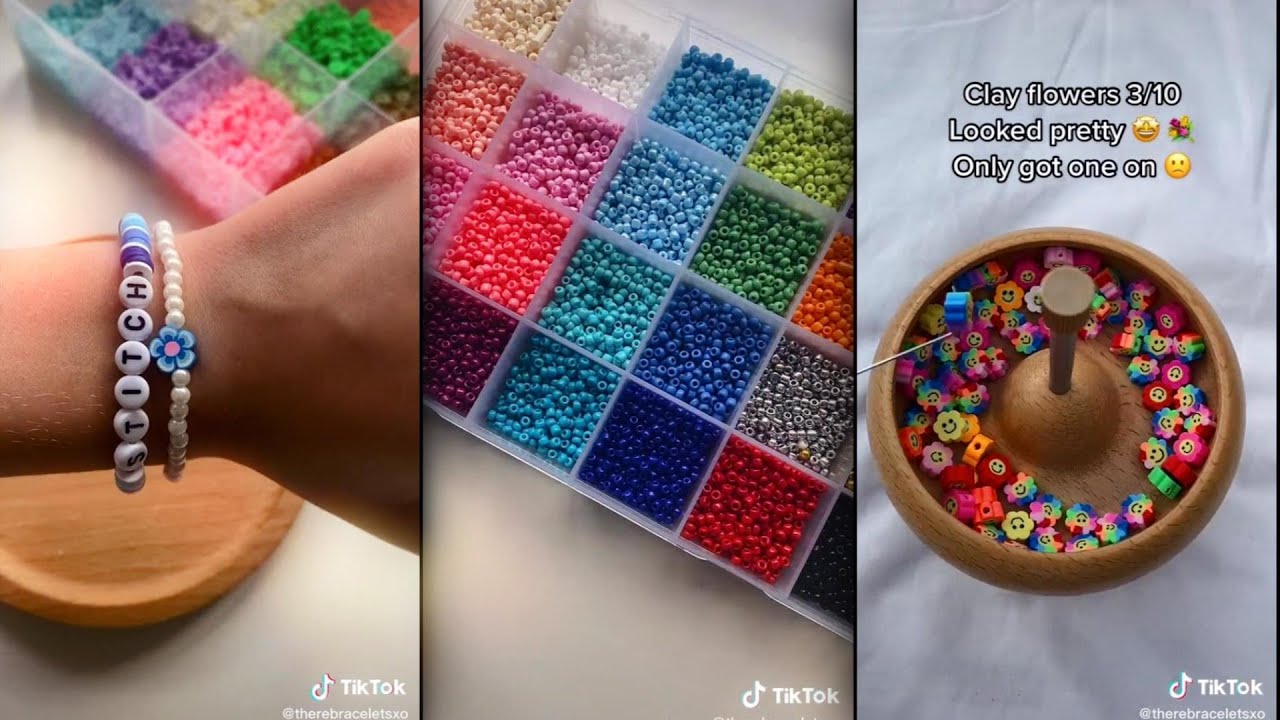 Clay Bead Bracelet TikTok Compilation🎀 | Shorts & Reels Bracelet Edits ...