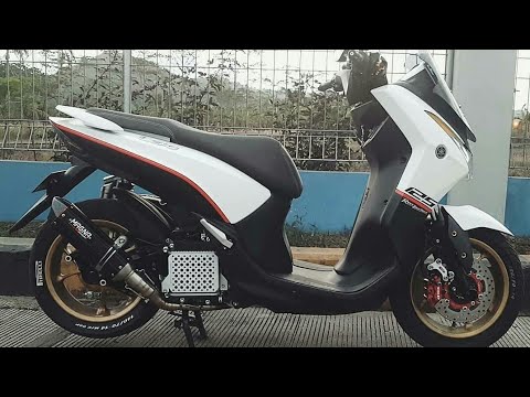 MODIFIKASI YAMAHA LEXI 125 ELEGAN/ DECAL LEXI 125/LEXI 125 JARI JARI ...