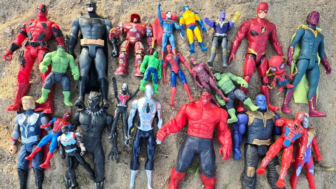superhero cleaning/ AVENGERS TOYS//Action Figures/ the huk/venom ...