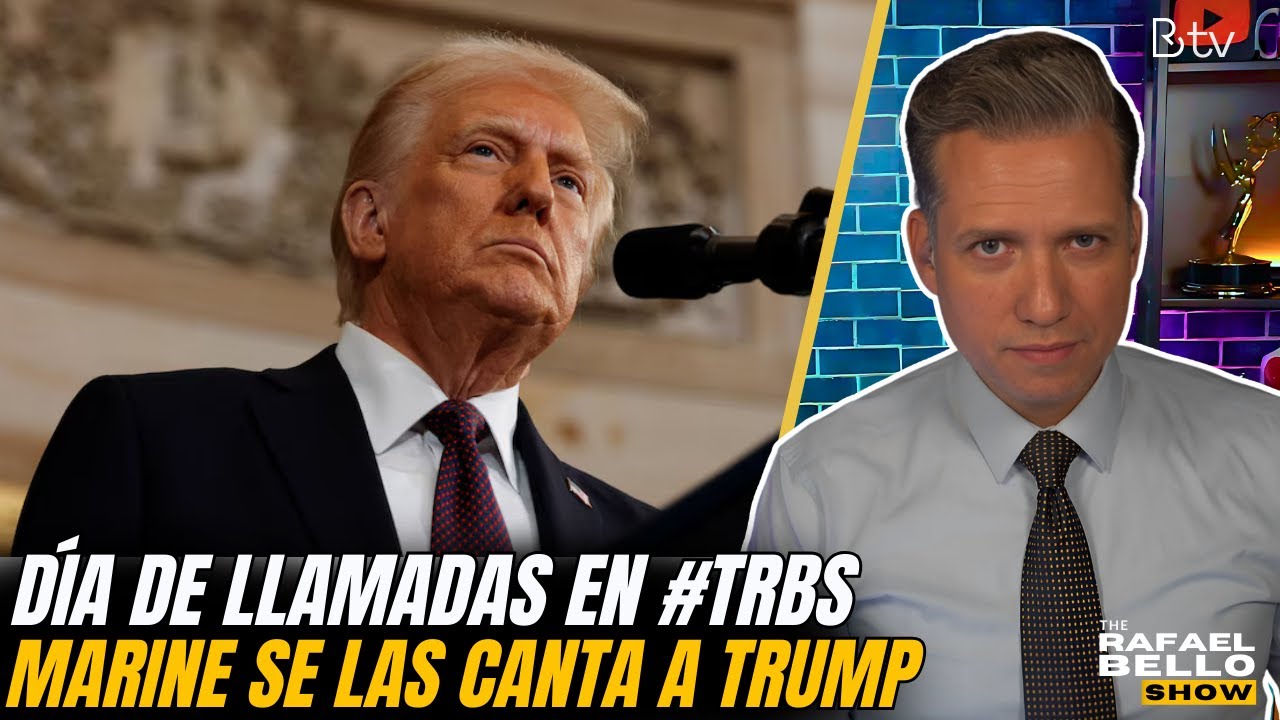 Día de llamadas en The Rafael Bello Show, Marine se las canta a TRUMP ...