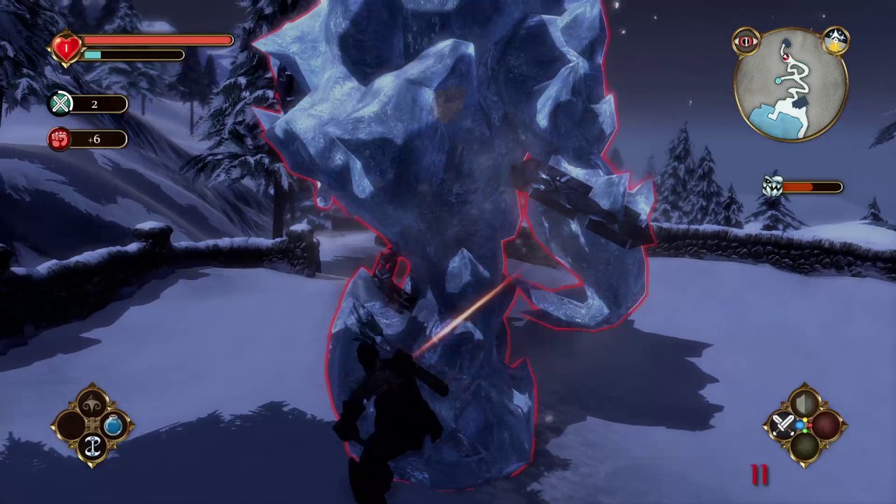 Fable Anniversary Stick Playthrough: VS Frost Troll - YouTube