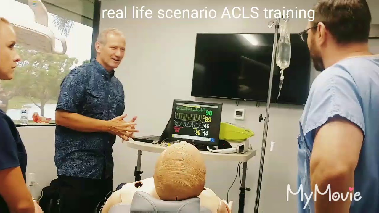 ACLS team training - YouTube