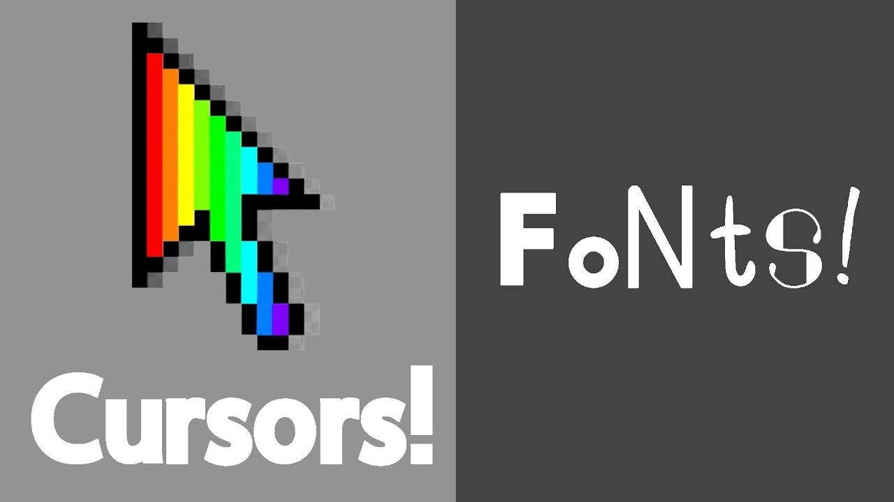 How To get custom FONTS/CURSORS in roblox - YouTube