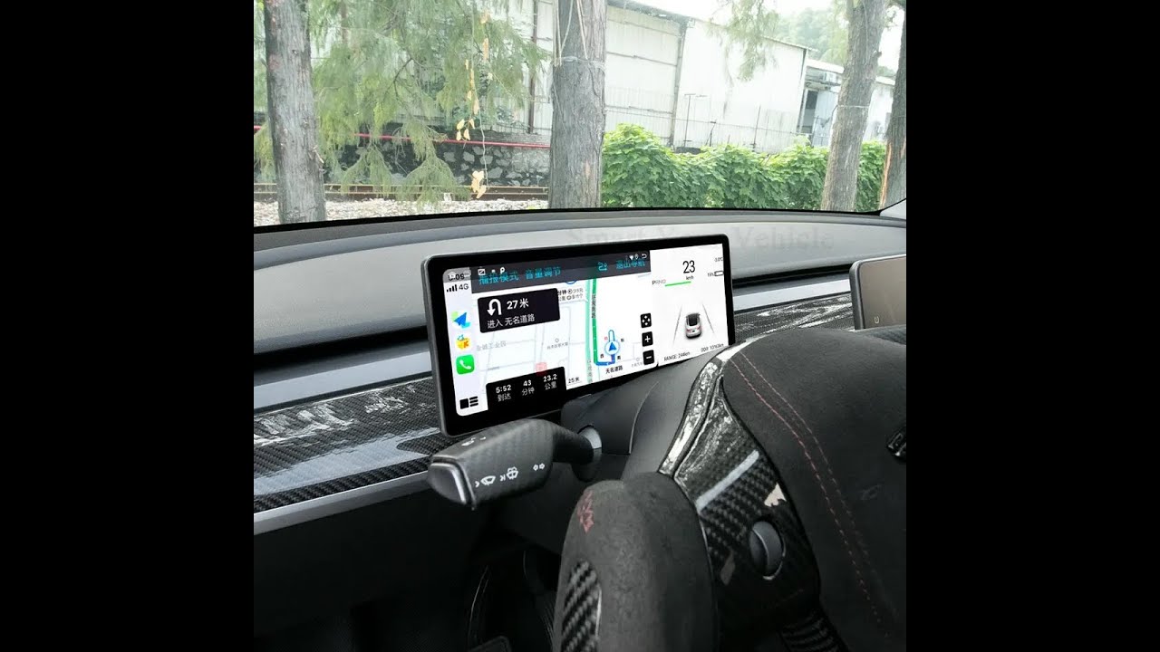 10.25‘’ Hud 4G Android Tesla Model 3/Y LCD Instrument Dashboard Display ...