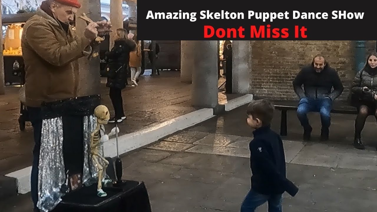Skeleton Puppet Dance Show | Don't miss IT - YouTube