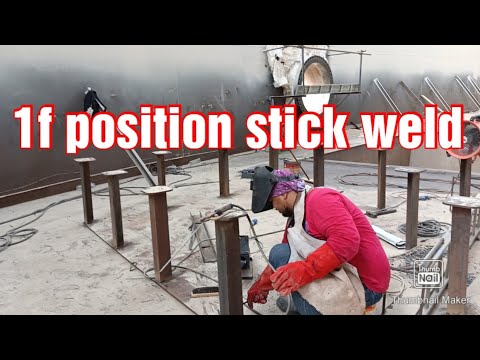 1f bottom stick welding - YouTube