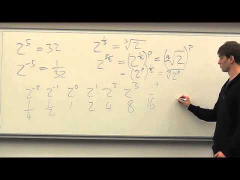 The Exponential Function pt1 Dr. Andrew Lobb - YouTube
