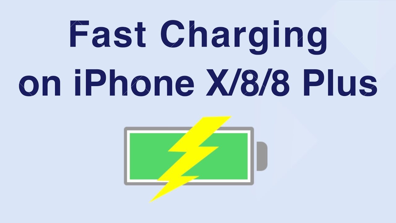 Fast Charging on iPhone X/8/8 Plus: How Fast Is It? - YouTube
