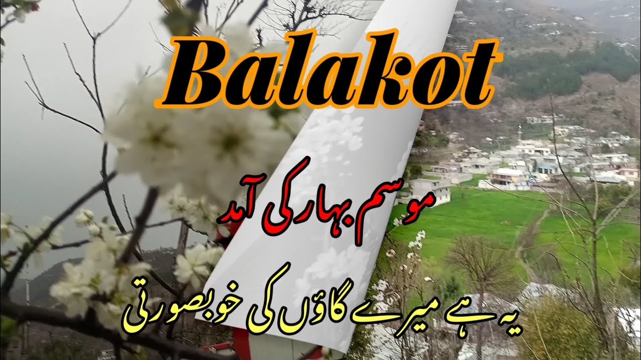 Wadi Kaghan Beautiful village| Spring season in the Village | The ...
