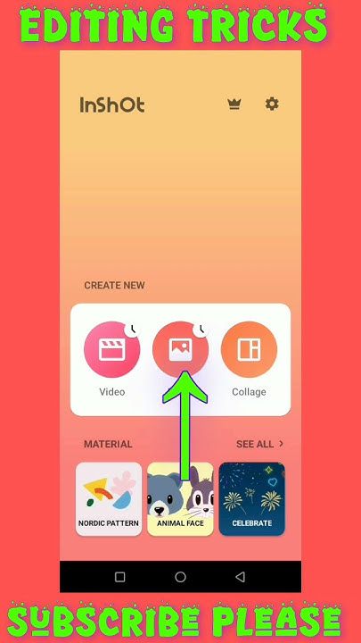 How to change background in inshot? - YouTube