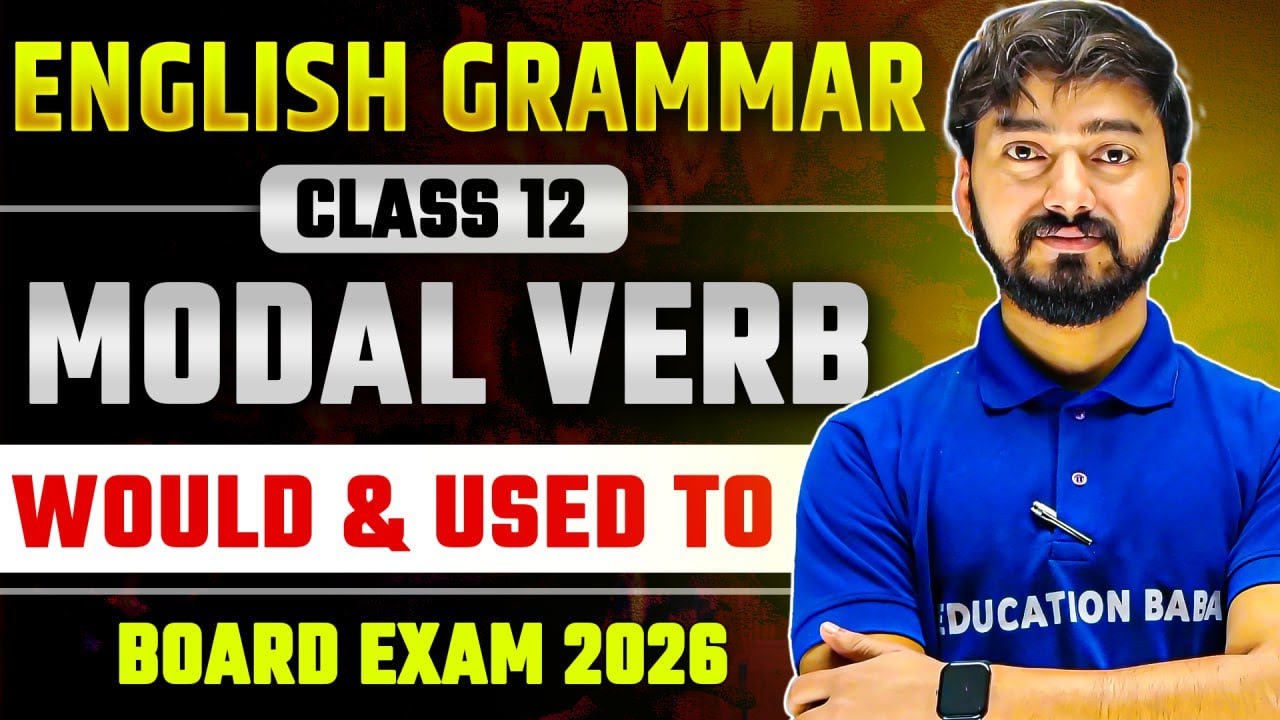 Model Verb | Class 12th English Grammar | English Grammar Model Verb ...