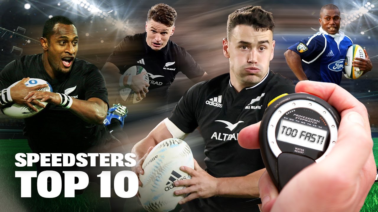 SPEED DEMONS 😈 10 of the FASTEST rugby players with ELECTRIFYING runs 💥 ...