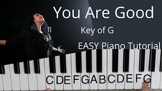 You Are Good -Kari Jobe (Key of G)//EASY Piano Tutorial Chords - Chordify