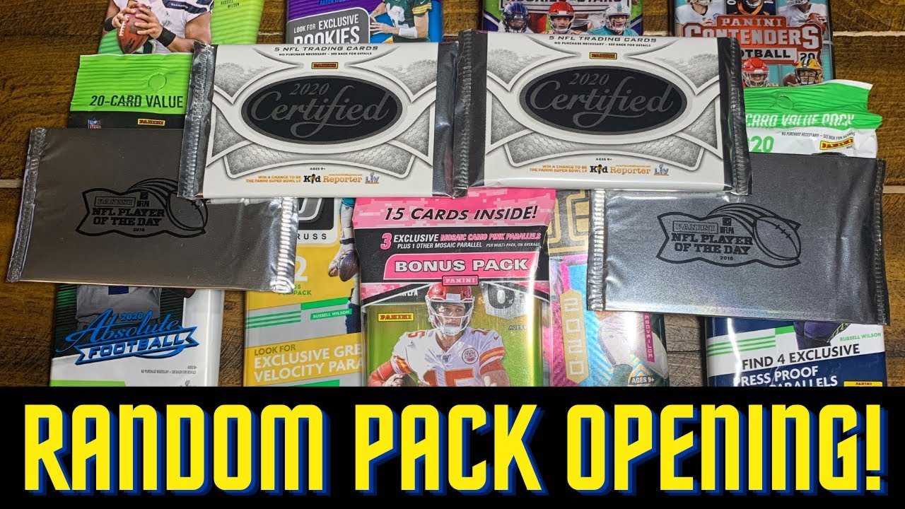 Random Hobby & Value Football Pack Opening!! Certified, Mosaic, Optic ...