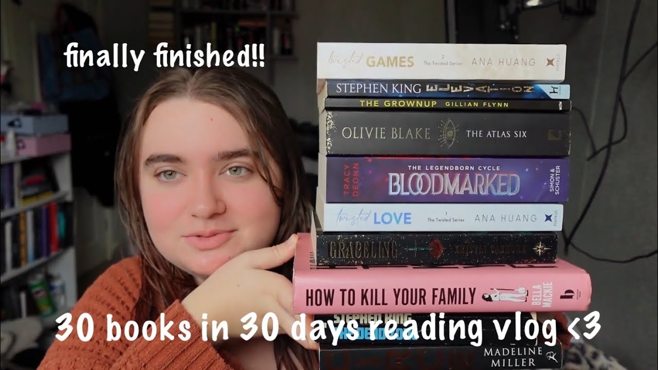 I read 30 books in 30 days! - YouTube