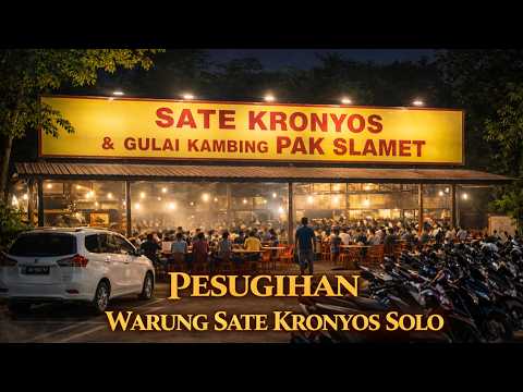 KISAH NYATA PESUGIHAN WARUNG SATE KRONYOS DAN GULAI KAMBING PAK SLAMET DI SOLO