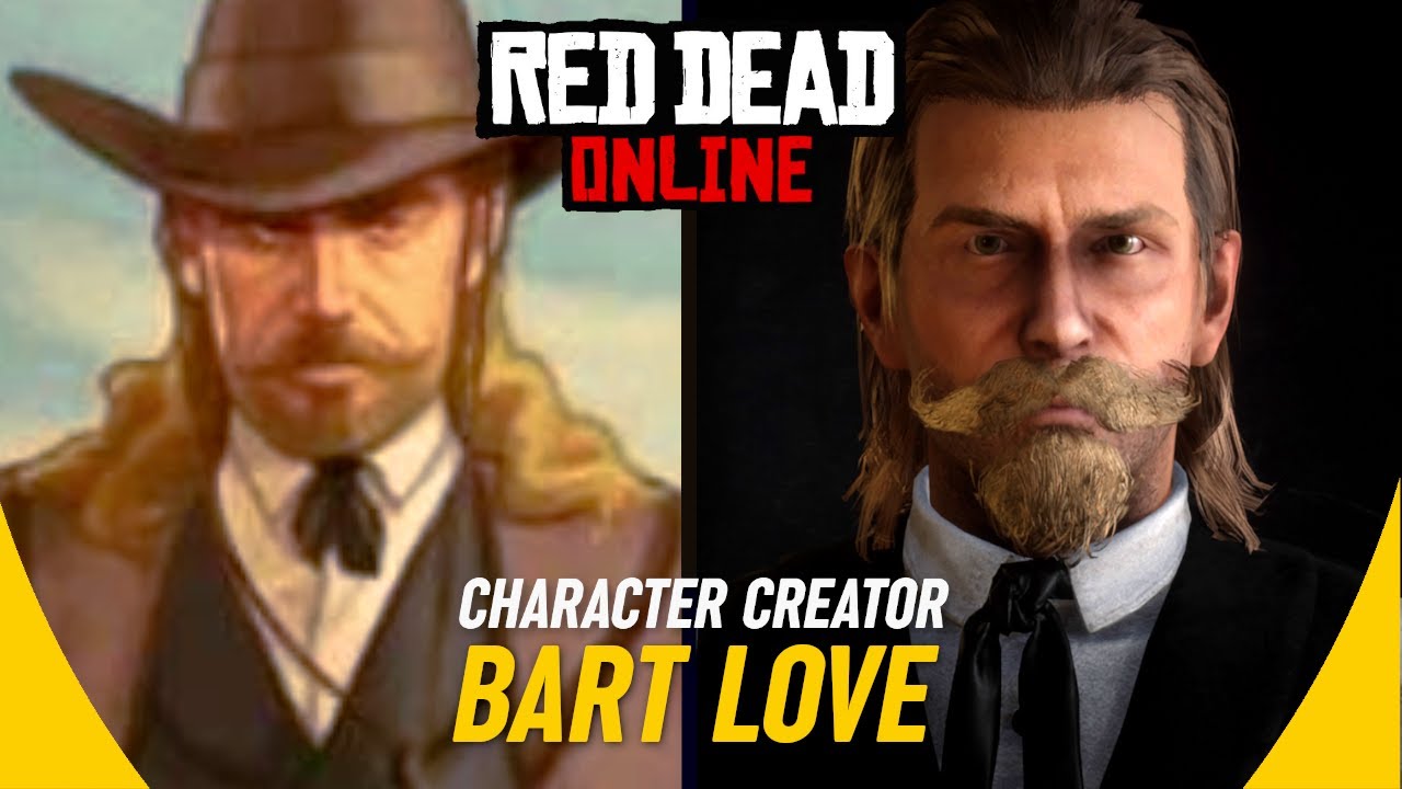 BART LOVE: Character Creator (Legendary Gunslinger) RDR2 - YouTube