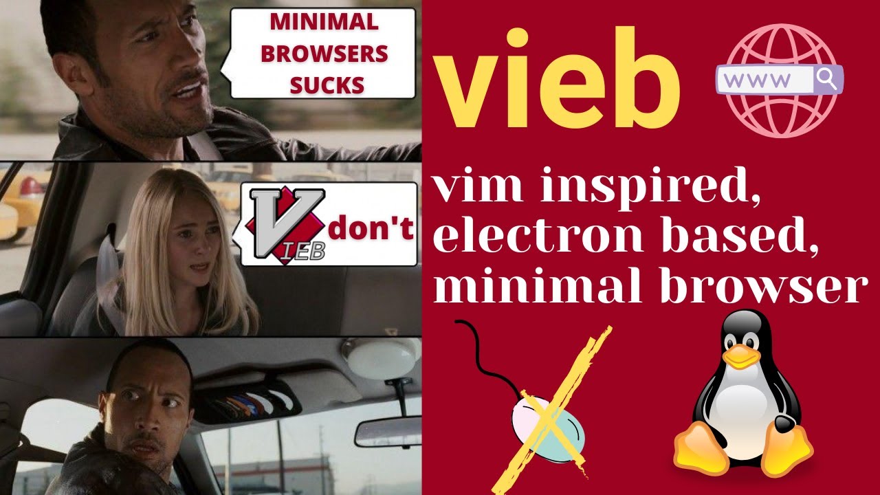 vieb: A browser we need but don't deserve - YouTube