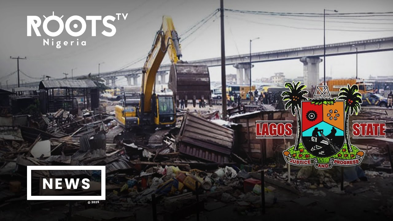 Lagos Begins Illegal Buildings Demolition At Trade Fair Complex - YouTube