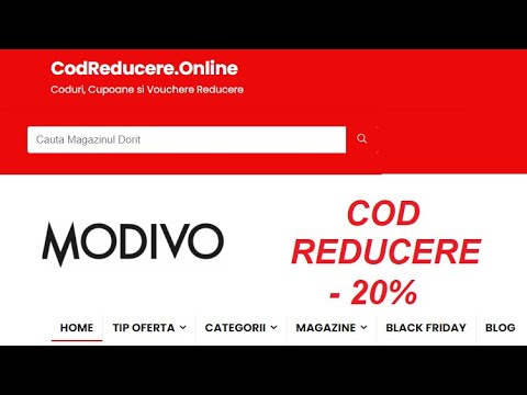 Cum folosesc Codul de Reducere Modivo | CodReducere.Online - YouTube