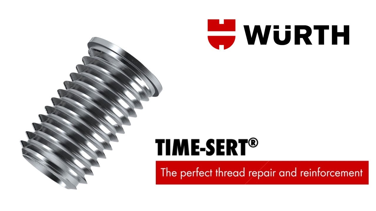 Time-Sert® - Perfect Replacement of Damaged Threads! - YouTube