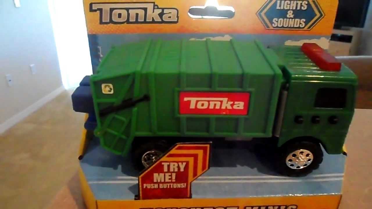 NEW TONKA TOY WORLDS BEST RECYCLE GARBAGE TRUCK - YouTube