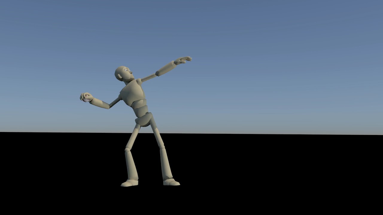Ball Throw Animation - YouTube