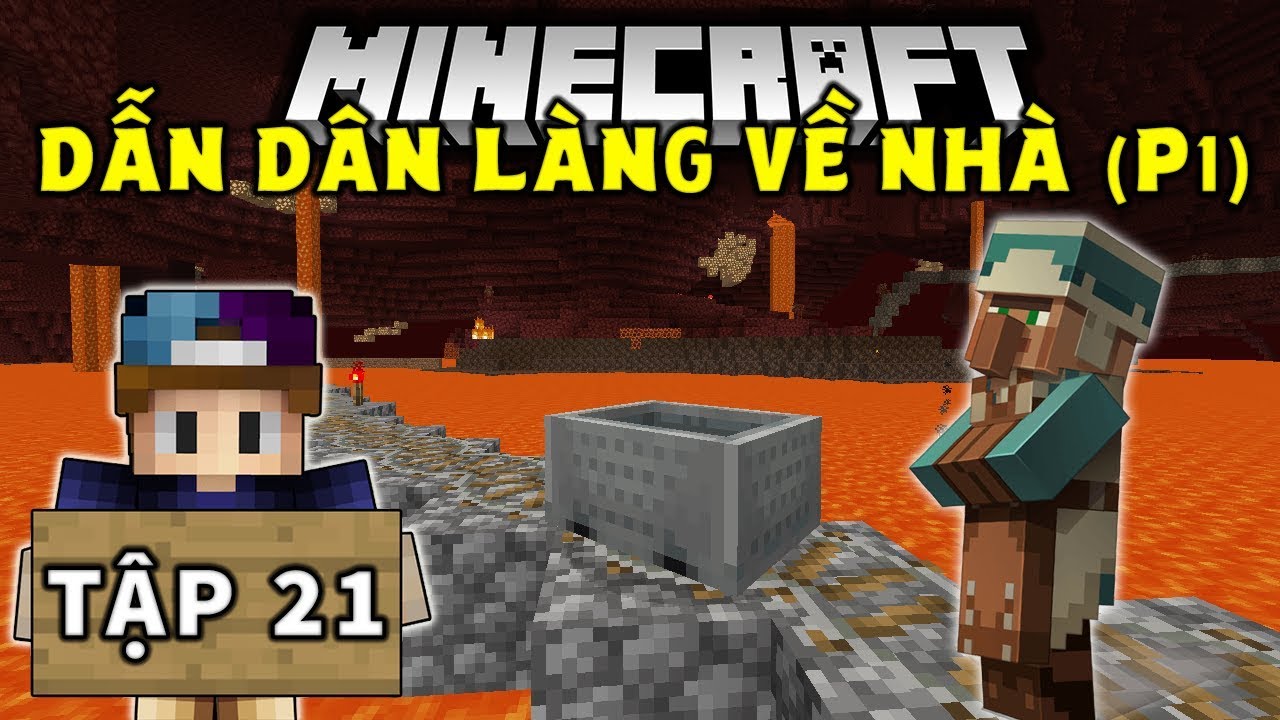 THỬ THÁCH SINH TỒN MINECRAFT 1.14 | Tập 21 | Xây Dựng Đường Ray Dẫn Dân ...