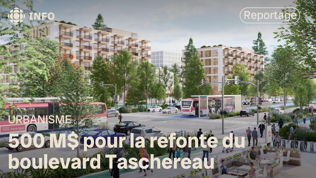 Voyez le projet de modernisation du boulevard Taschereau, une grande ...
