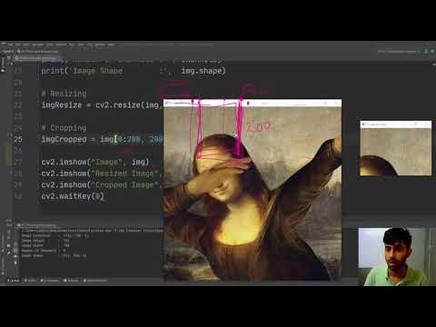 10) Tutorial on Resizing & Cropping Images using OpenCV | Complete OpenCV Tutorial in Python ...
