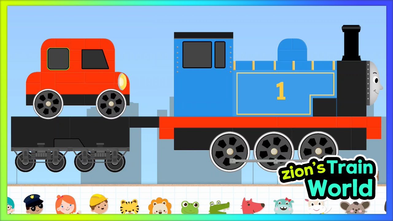 Labo Brick Train #489 Thomas Train with Friends - YouTube