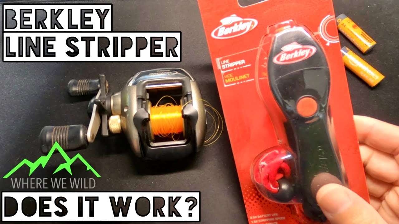 BERKLEY FISHING LINE STRIPPER - DOES IT WORK? - TEST AND REVIEW - YouTube