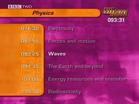 GCSE BBC Bitesize Higher Science Physics 3 Waves - YouTube