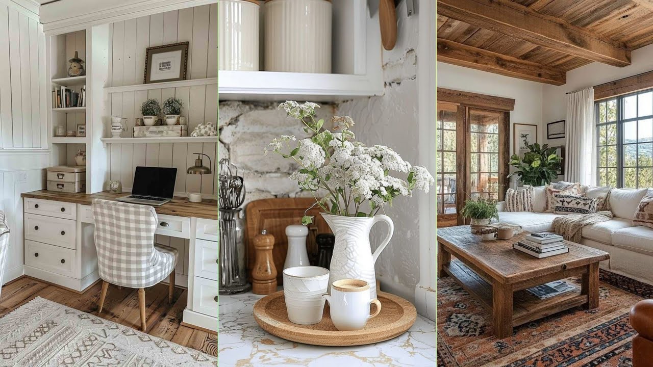 A Guide to Minimalist Rustic Interior Design: Rustic Farmhouse Decor ...