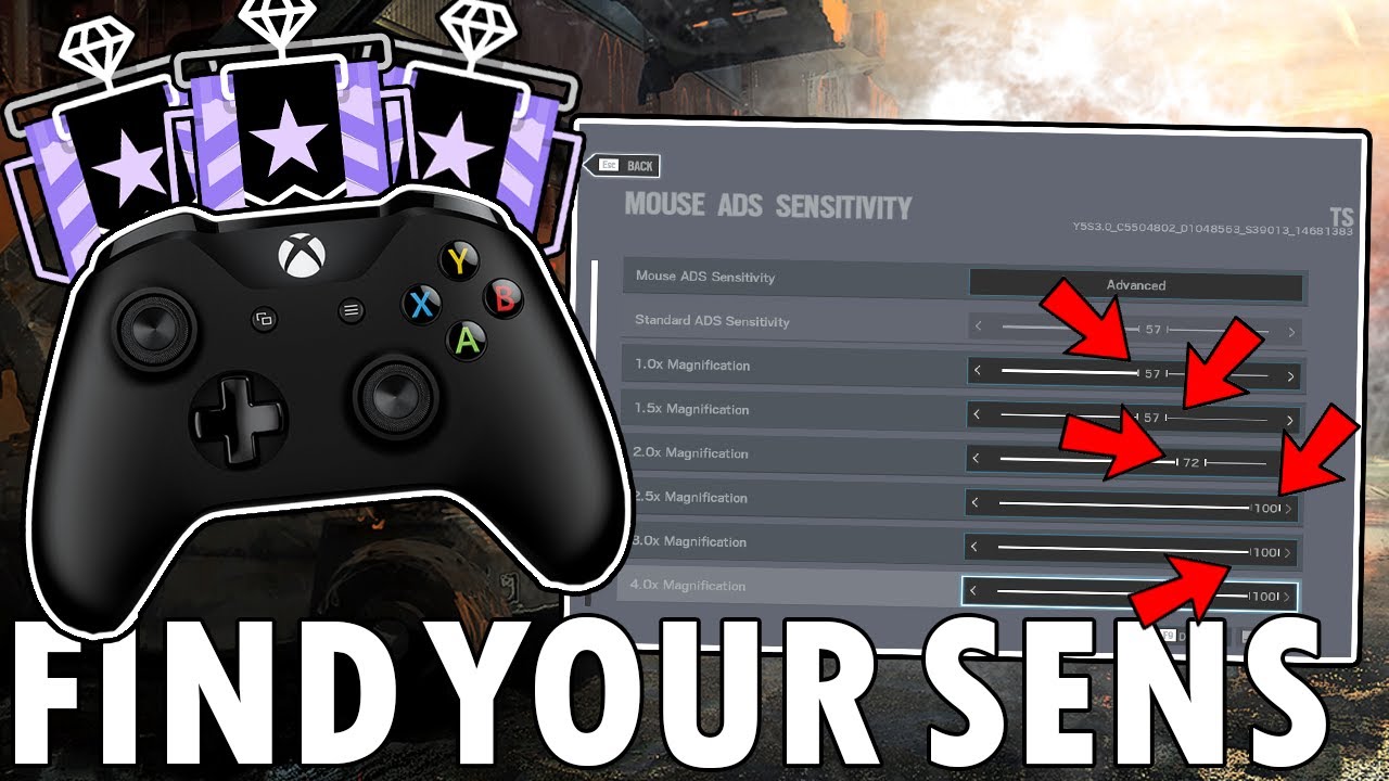 How To Find YOUR Sensitivity On Console R6 - Rainbow Six Siege (Neon ...