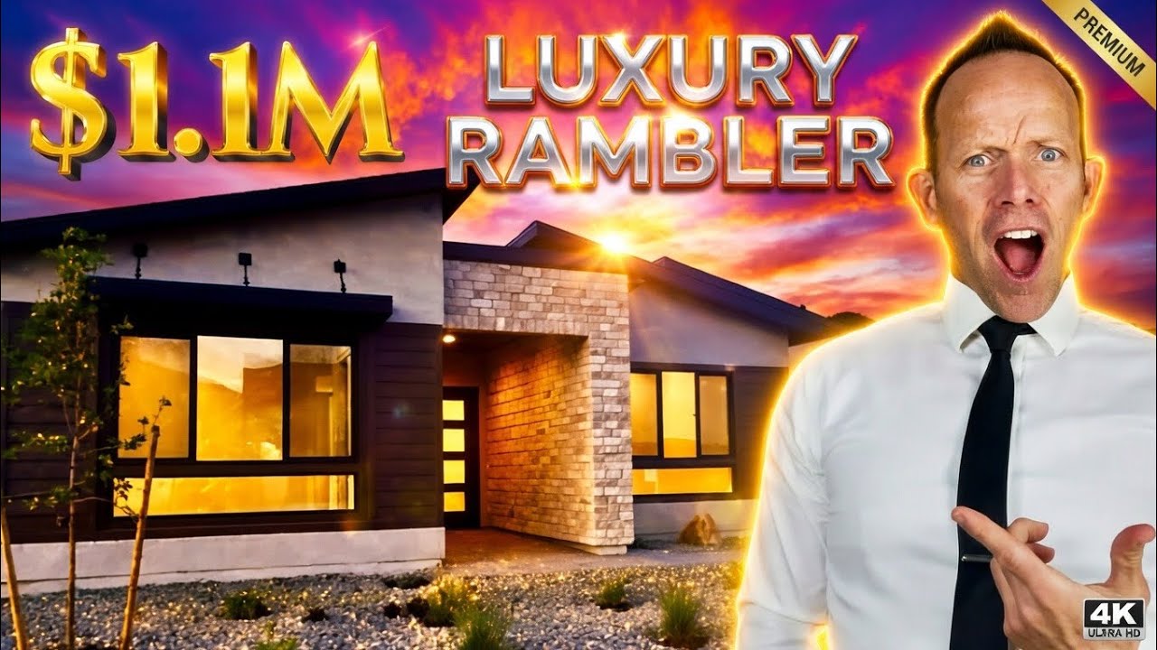 $1.1 Million Luxury Rambler Tour | 2791 sq ft New Home | Prescott ...