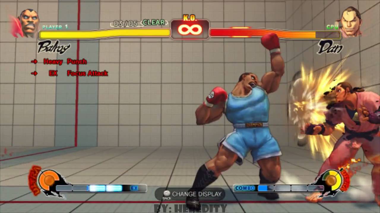 Street Fighter IV ** Balrog Challenge Mode Trial Normal, All 5 ...