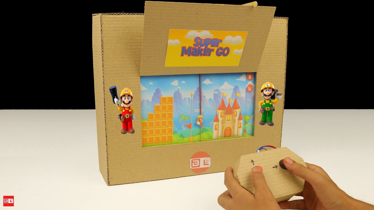 How to Make Super Maker Go Game from Cardboard - YouTube