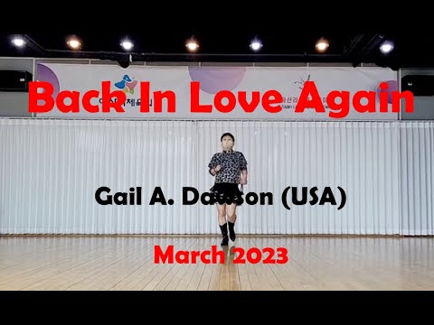 Back In Love Again Linedance / Absolute Beginner - YouTube