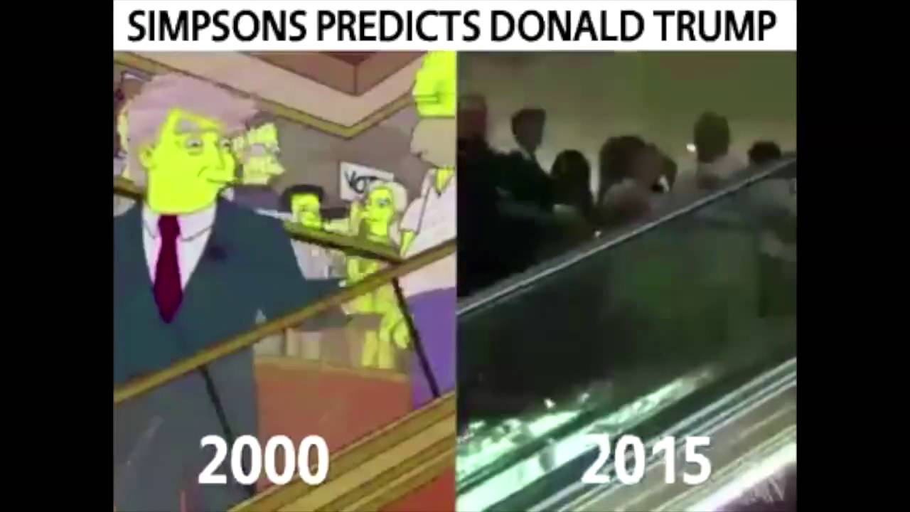 'The Simpsons' Predicted The Trump Run - YouTube