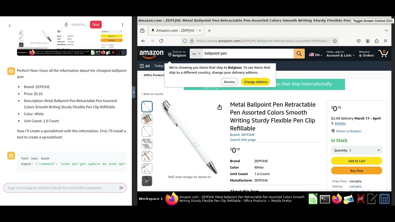 Anthropic Computer Use Demo - YouTube