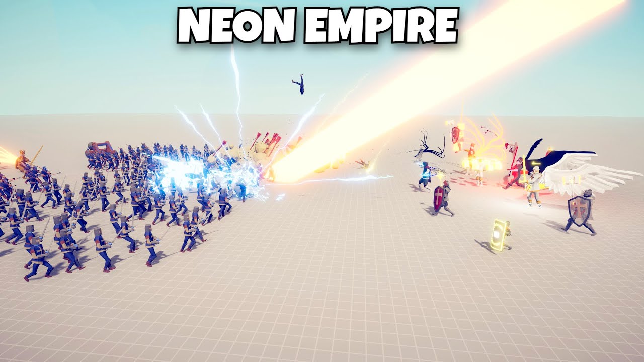 NEON EMPIRE MOD SHOWCASE - Totally Accurate Battle Simulator TABS - YouTube