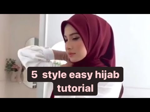 Indonesian 5 style Easy Hijab Tutorial