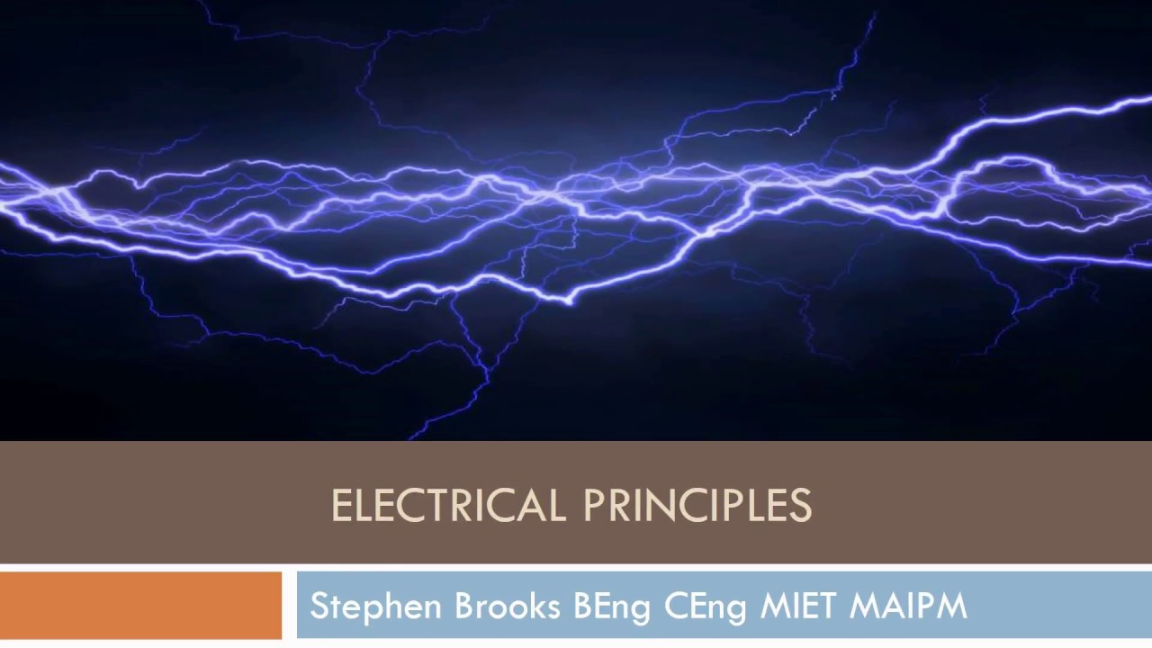 Electrical principles - YouTube