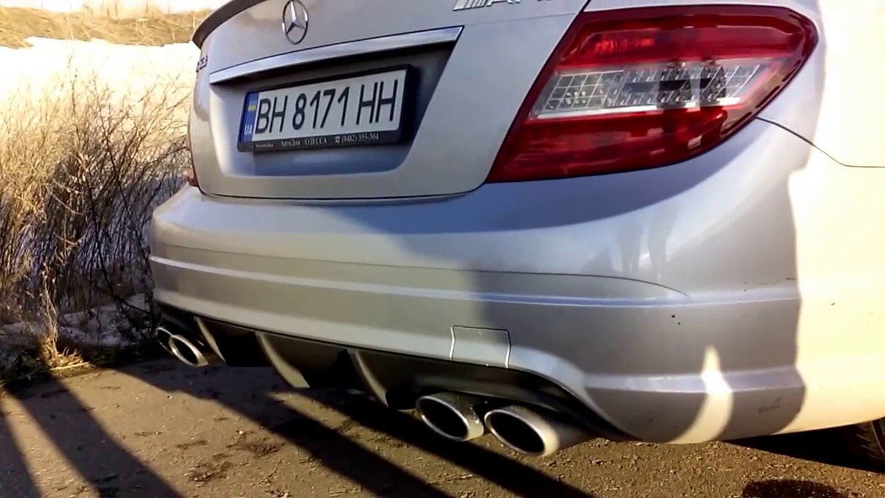 Mercedes c63 AMG sound - YouTube