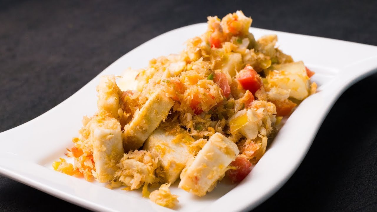 Ground Provisions & Saltfish Recipe by Trini Cooking with Natasha - YouTube