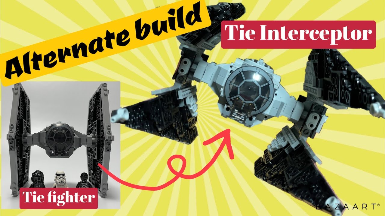 Lego Star Wars 75300 Alternate build to Interceptor_한개로 두개를 만들다 - YouTube